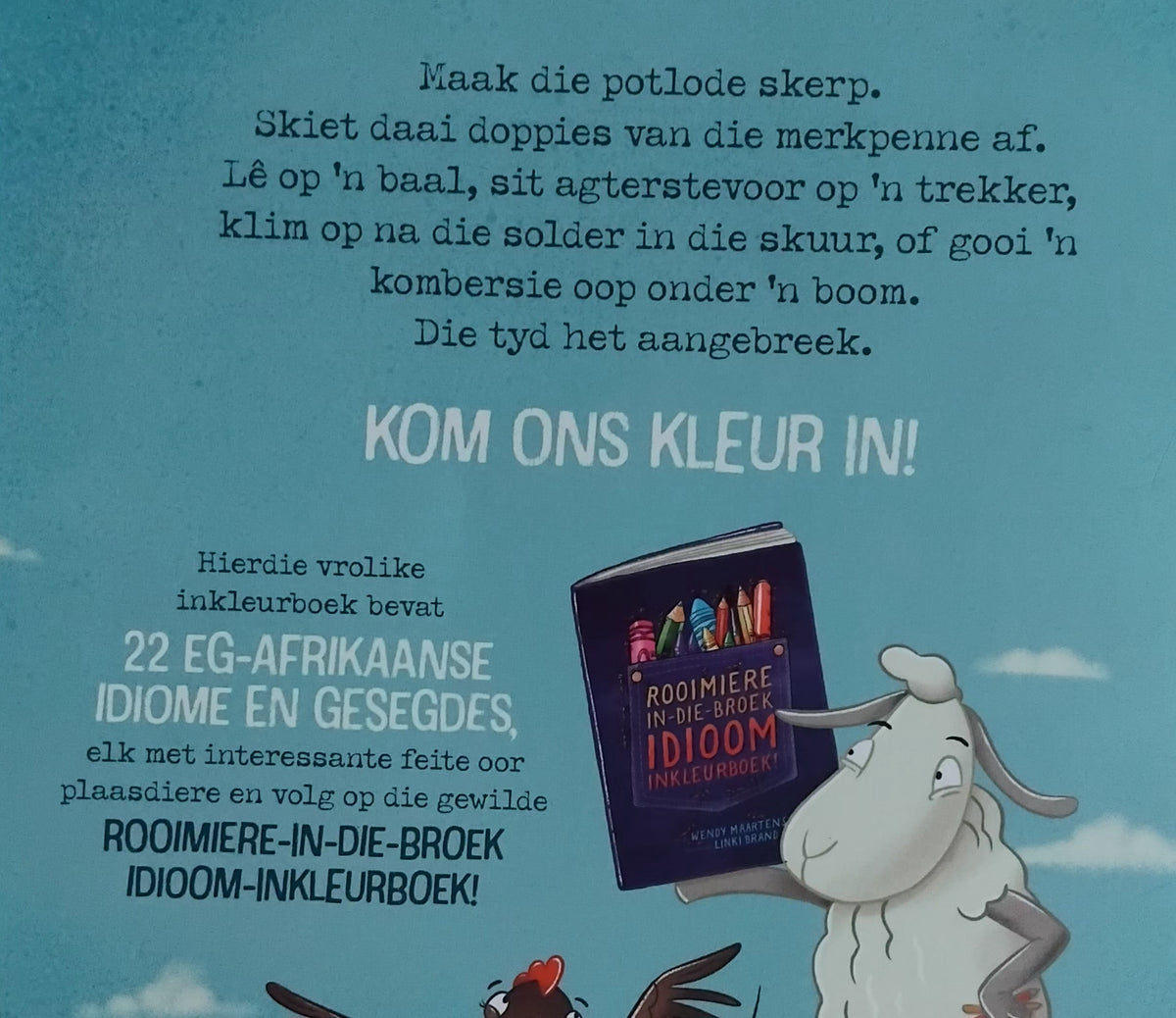 My Hart is Oppi Plaas Idioom & Gesegde Inkleurboek Geskenkstel | hartgoet