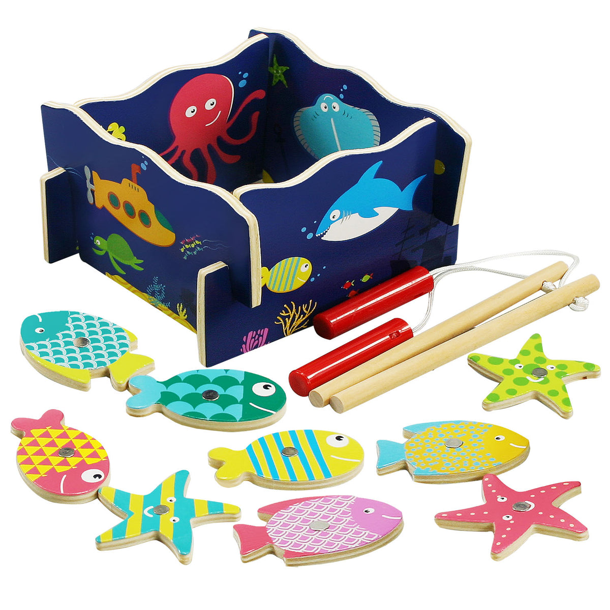 Smart Play Magnetic fishing set for kids ǀ hartgoet